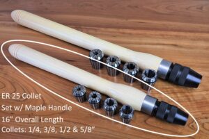 ER25 Collet Handle with Collets – Robust Tools